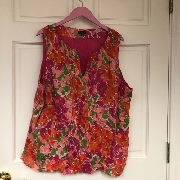 Talbots | Tops | Womens Talbots Floral Tank Top Blouse | Poshmark